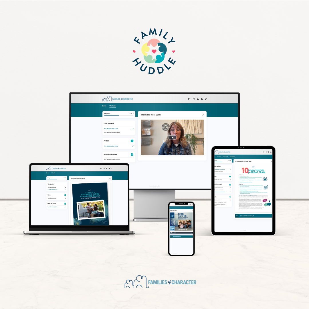Huddle Up — Digital Guide – Families of Character